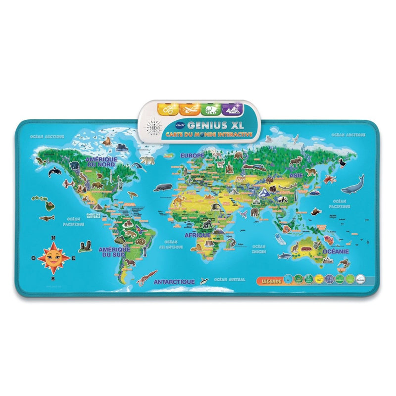 Vtech 80615705 Carte Du Monde Interactive Genius Xl – Klaptap