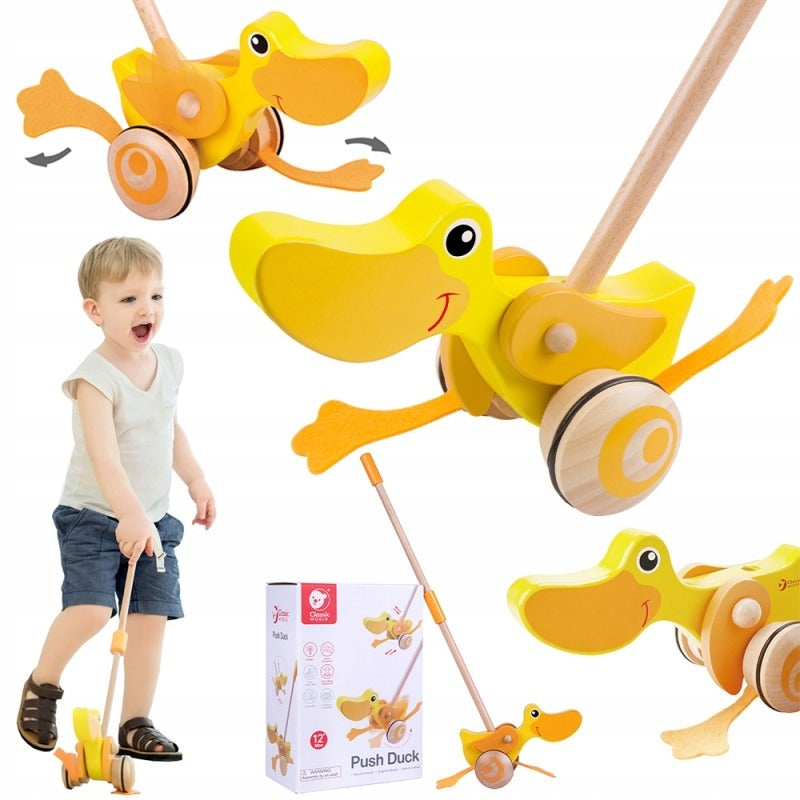Classic World Push Duck – Klaptap