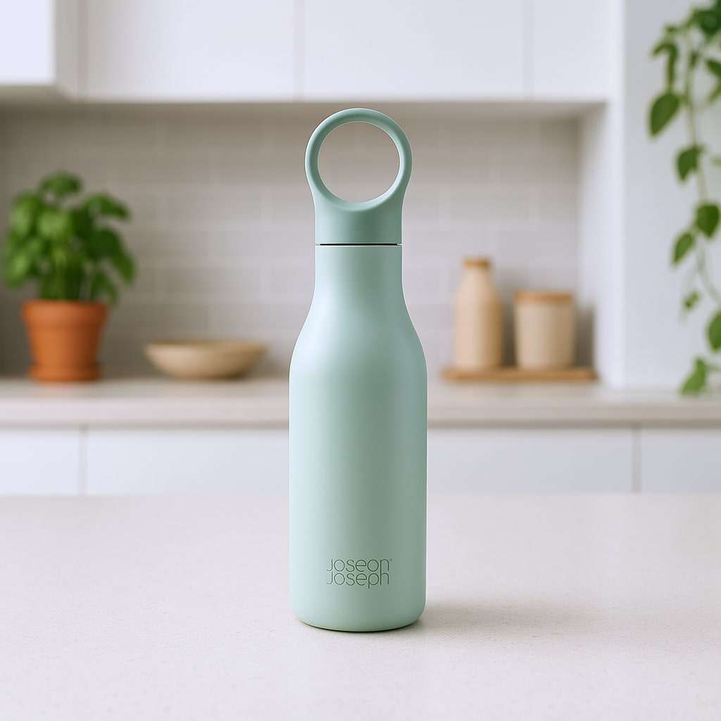 Loop Water Bottle Green By Joseph Joseph – Klaptap